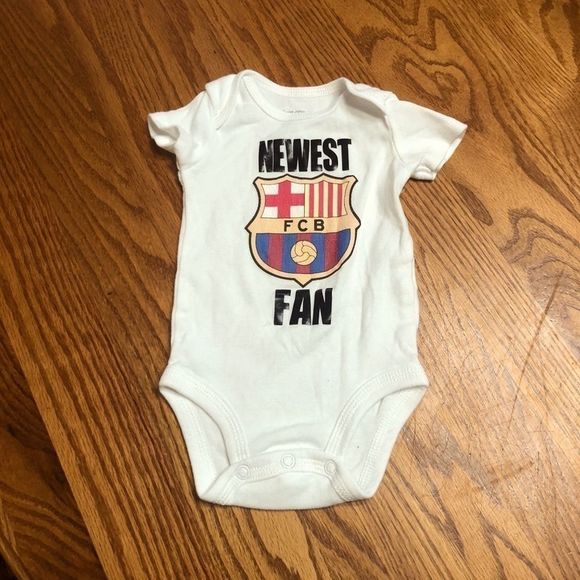 Carter's | One Pieces | 62 Just For You Newest Fcb Fan Onesie | Poshmark